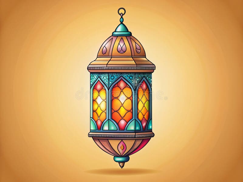 Simple Ramadan Background Design Stock Illustration - Illustration of ...