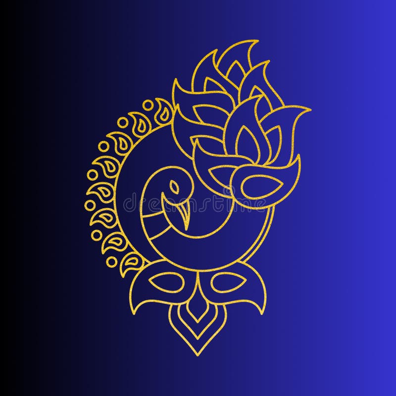 Simple Rangoli Design Stock Illustrations – 1,542 Simple Rangoli Design ...