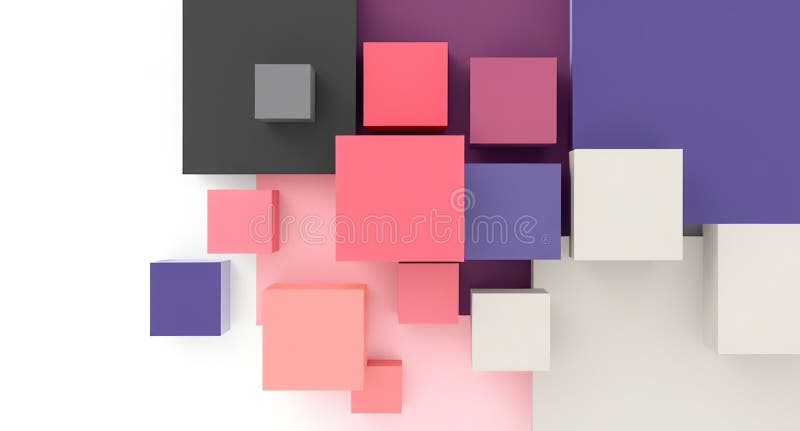 Simple Rectangle with Background Colorfull Stock Photo - Image of ...