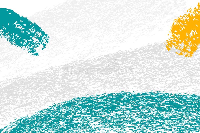 Simple Rectangle Background Hand Draw Vector Crayon Sketch Frame Blue ...