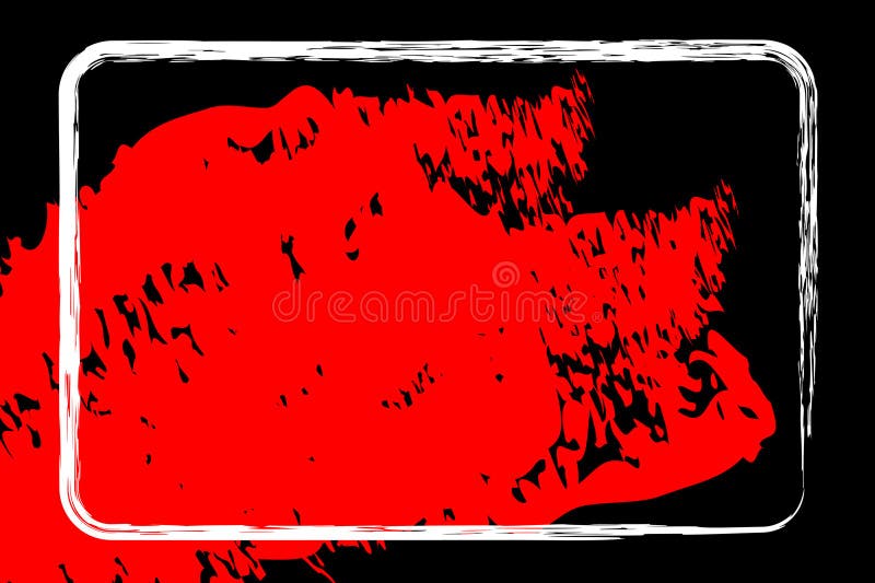 Simple Rectangle Oval Frame Background Hand Draw Vector Crayon Sketch ...