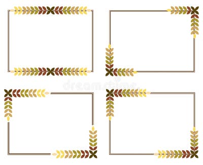 Leaf Frame Simple Rectangle Border Stock Illustrations – 1,007 Leaf ...