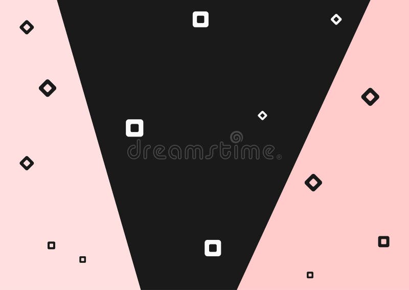 Simple Rectangular Background with Tangled Wavy Lines. Stock Vector ...
