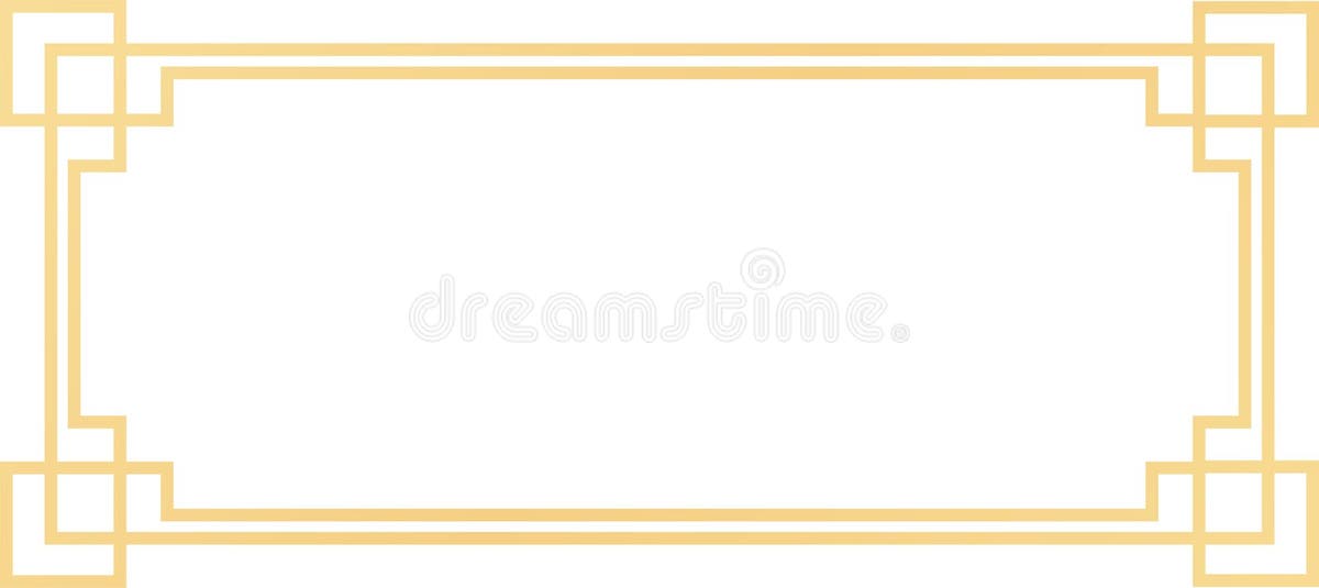 Art Deco Rectangular Frame Stock Illustrations – 1,559 Art Deco ...