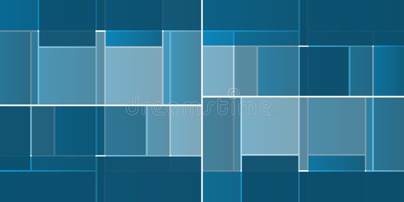 Simple Rectangular Tiled Frames of Various Sizes, Colored in Shades of ...