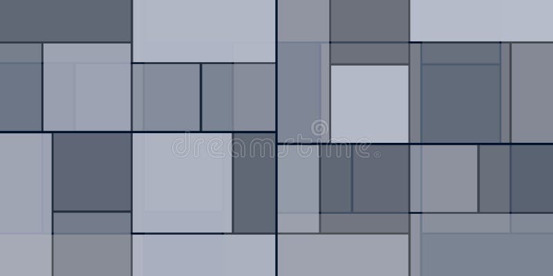 Simple Rectangular Tiled Frames of Various Sizes, Colored in Shades of ...
