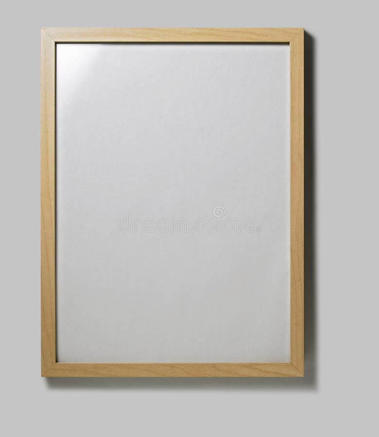 Rectangular Wooden Window Frame with Black Glasses on Unfinished House ...