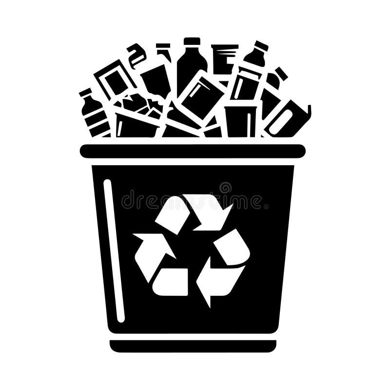 Simple Recycling Bin Modern Logo Stock Photos - Free & Royalty-Free ...