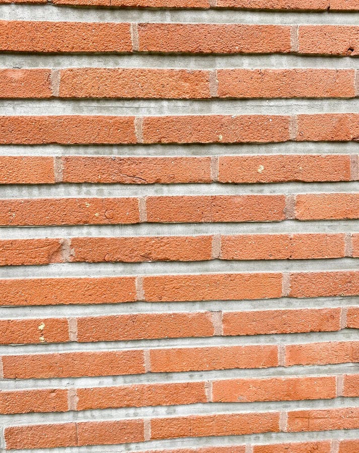 Simple Red Brick Wall with Old Grunge Bricks Stock Photo - Image of ...