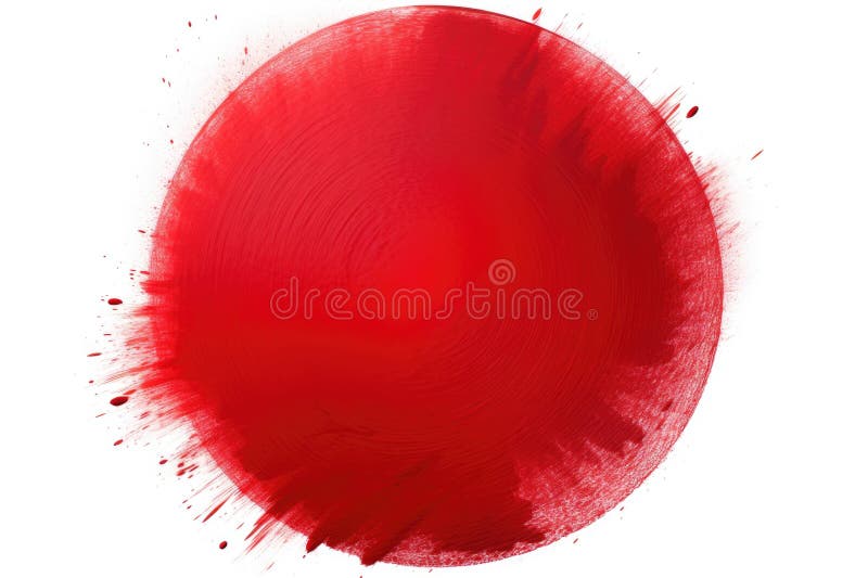 Simple Red Circle on a Plain White Background, Perfect for Graphic ...