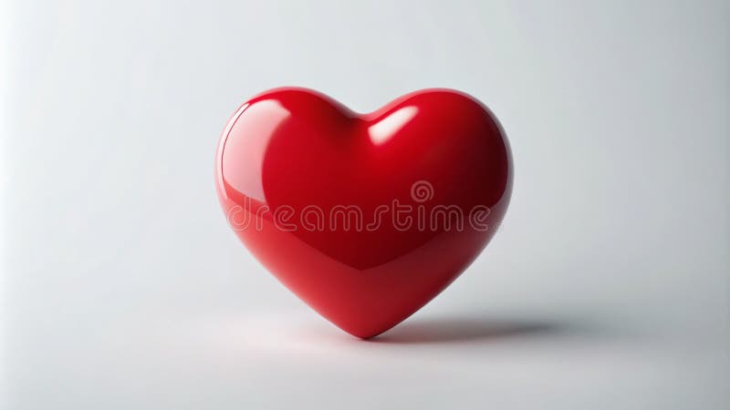Simple Red Heart Icon: a Universal Symbol of Love, Connection, and ...