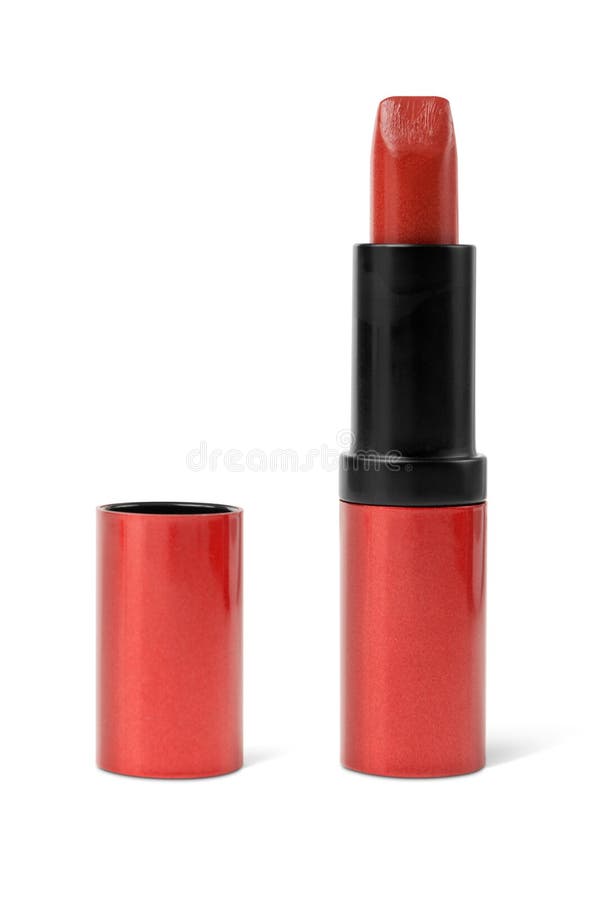 Simple red lipstick stock image. Image of adornment, glamour - 20416653
