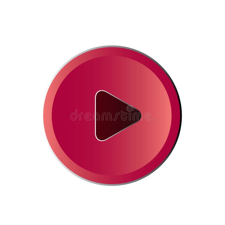 Simple Red Pause Button Stock Illustrations – 229 Simple Red Pause ...