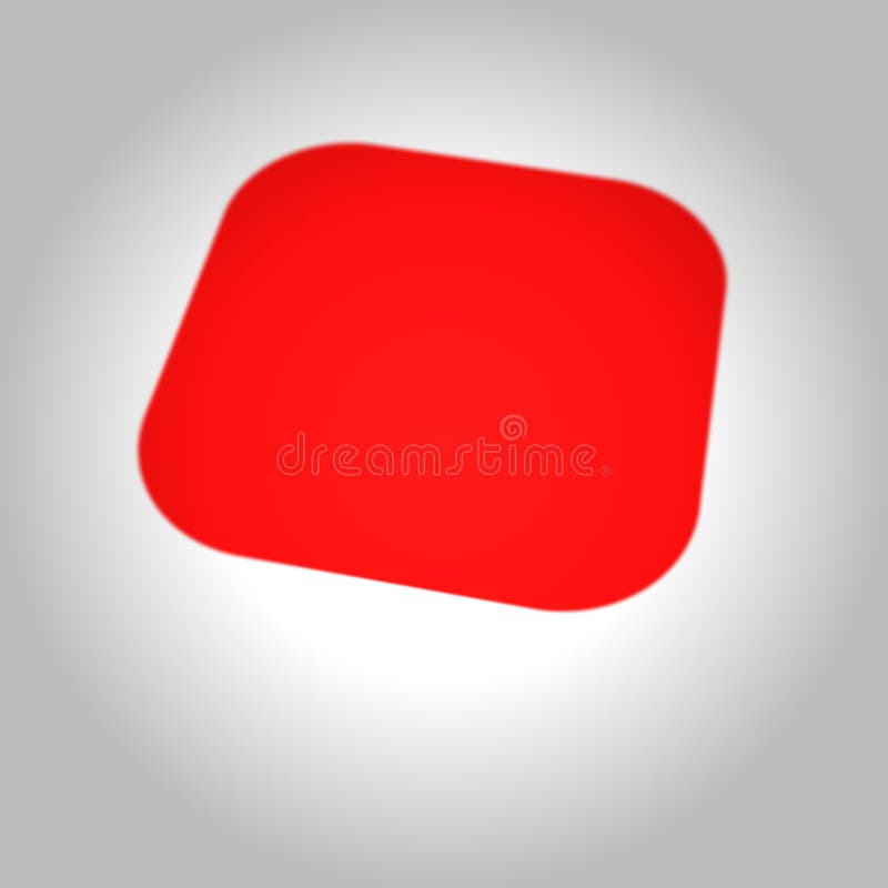 Simple Red Shapes on White Templates Stock Illustration - Illustration ...