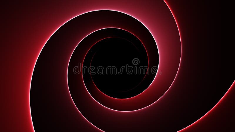 Simple Red Spiral Background Loop Animation Stock Video - Video of ...