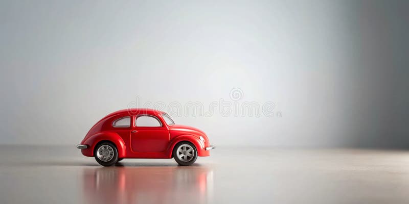 Simple Red Toy Car Clipart Clean Vector Graphic for Design Projects ...