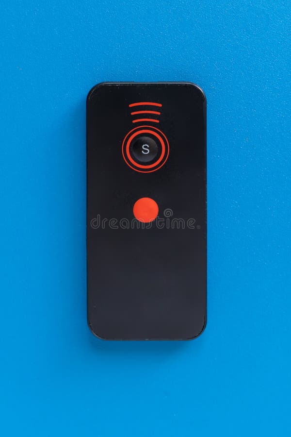 Simple Remote Wireless Controlle on the Color Background Isolated Top ...