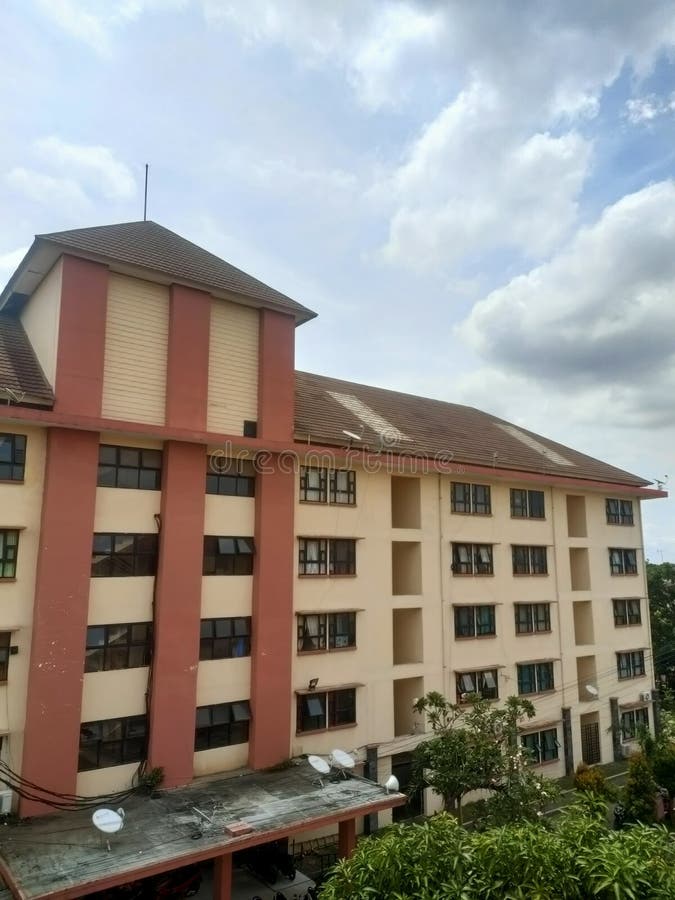 Simple Rental Flats stock image. Image of town, architecture - 263969713