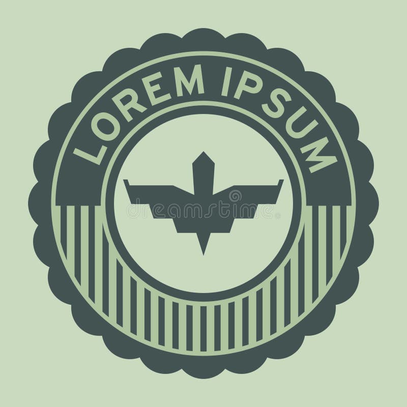 Simple Retro Logo Template stock vector. Illustration of font - 58249370