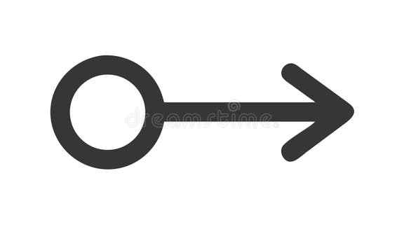 Simple Right Arrow: Directional Indicator Symbol Vector, Vector Design ...