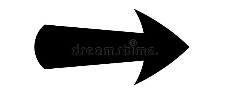 Simple Right Arrow Sign Vector Stock Vector - Illustration of right ...