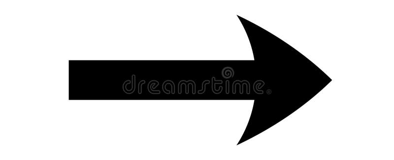 Simple Right Arrow Sign Vector Stock Vector - Illustration of sign ...