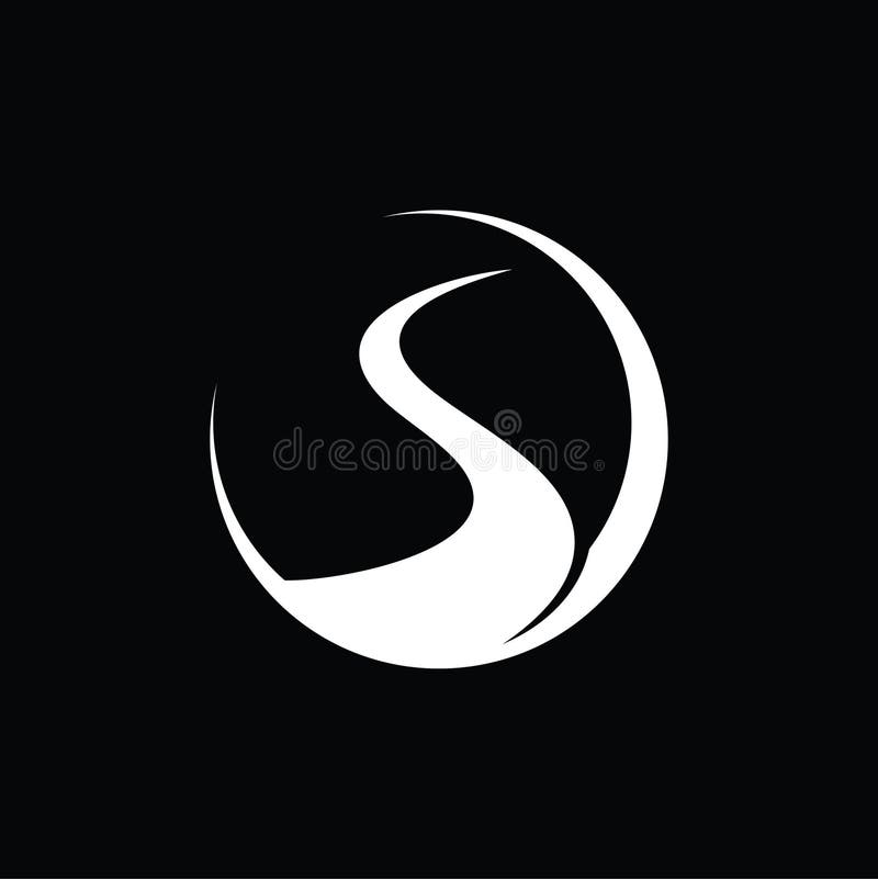 Simple River Road Logo Design Inspiration Stock Illustration ...