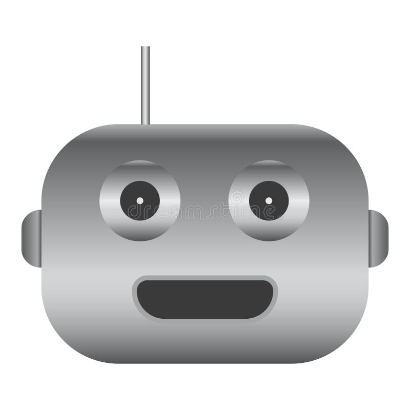 Simple robot stock vector. Illustration of creature, cool - 41996203