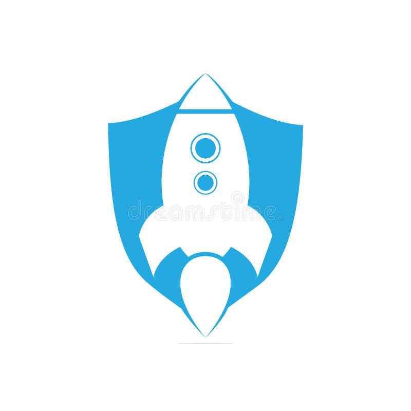 Simple Rocket Heart Shape Concept Logo Stock Vector - Illustration of ...