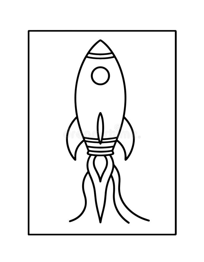 Simple Cartoon Rocket Ship Stock Illustrations – 4,204 Simple Cartoon ...