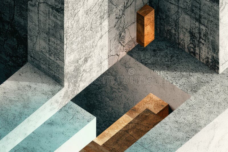 A Simple Room with a Closed Door, Perfect for Interior Design or ...