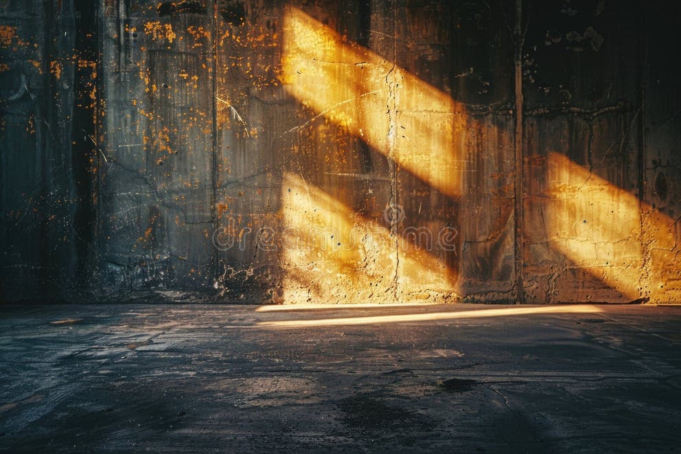 Empty Room with Fire Hydrant Stock Photo - Image of landscape ...