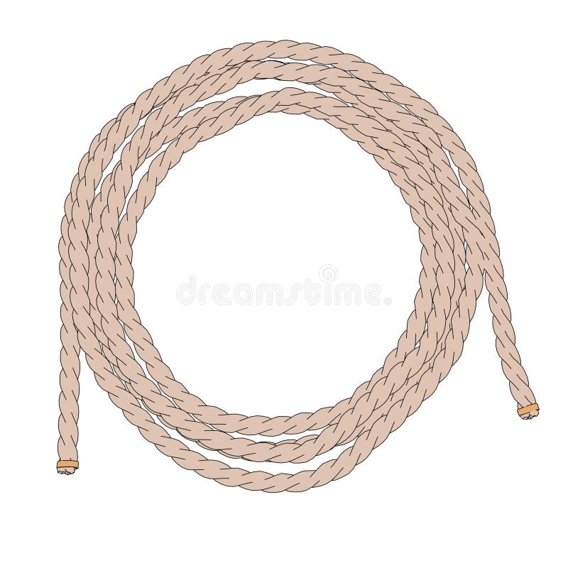 Simple rope stock illustration. Illustration of trucker - 54991827