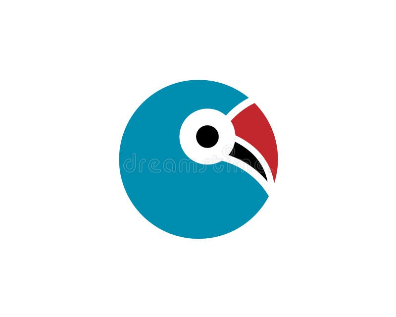 Round bird icon stock vector. Illustration of animal - 138951677