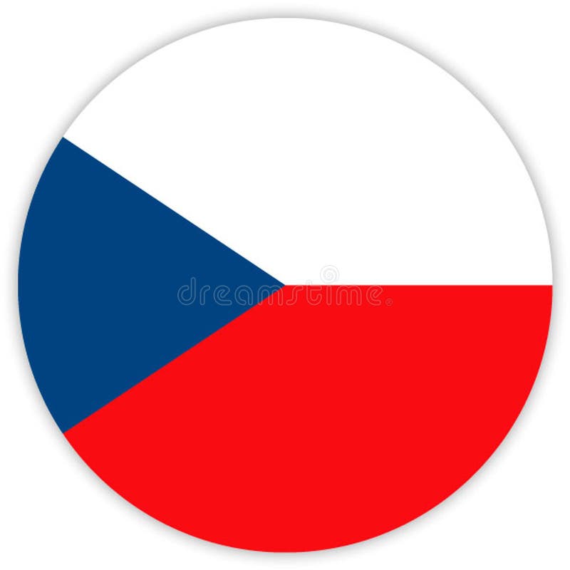 Simple Round Flag . Vector Illustration Stock Illustration ...