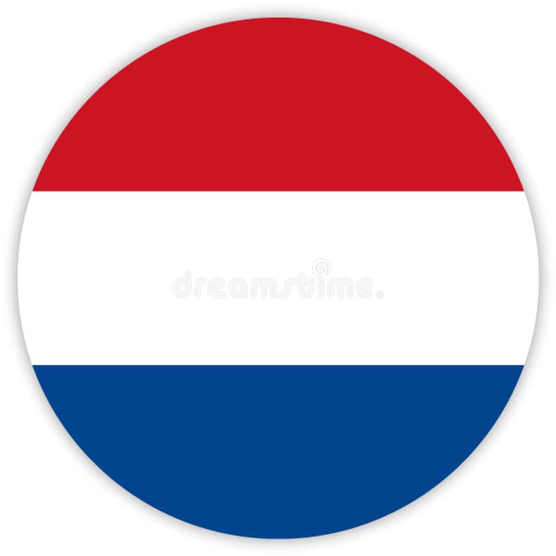 Simple Round Flag . Vector Illustration Stock Illustration ...