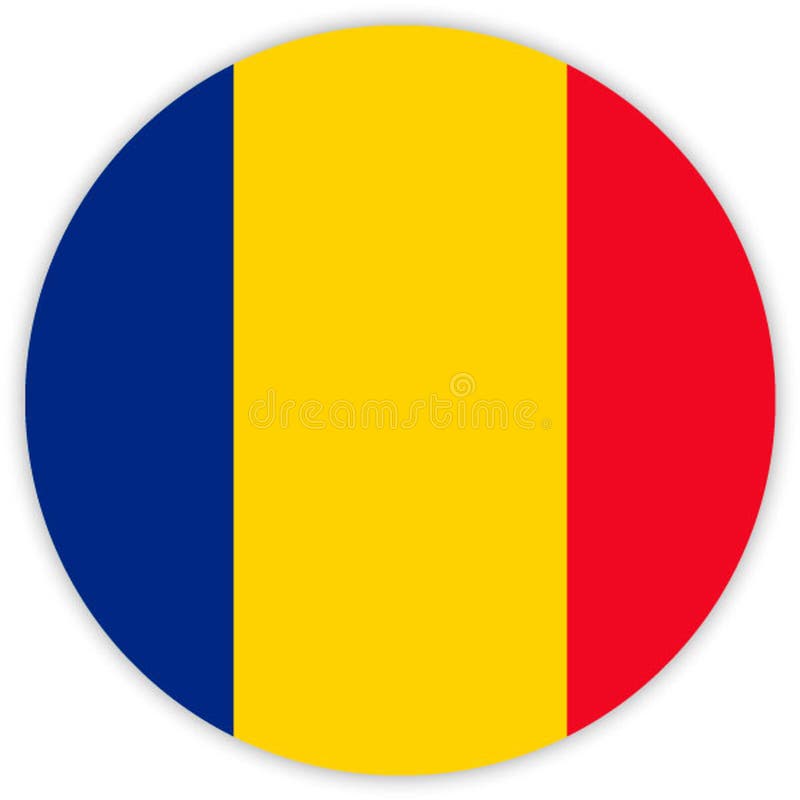 Simple Round Flag . Vector Illustration Stock Illustration ...