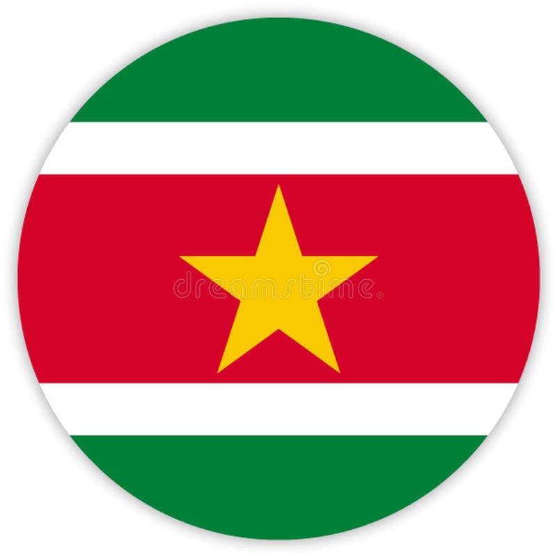 Simple Round Flag . Vector Illustration Stock Illustration ...