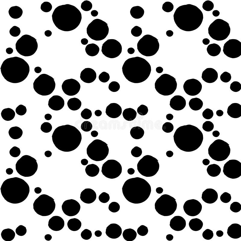 Simple Round Geometric Shapes Randomly Scattered Stock Illustration ...