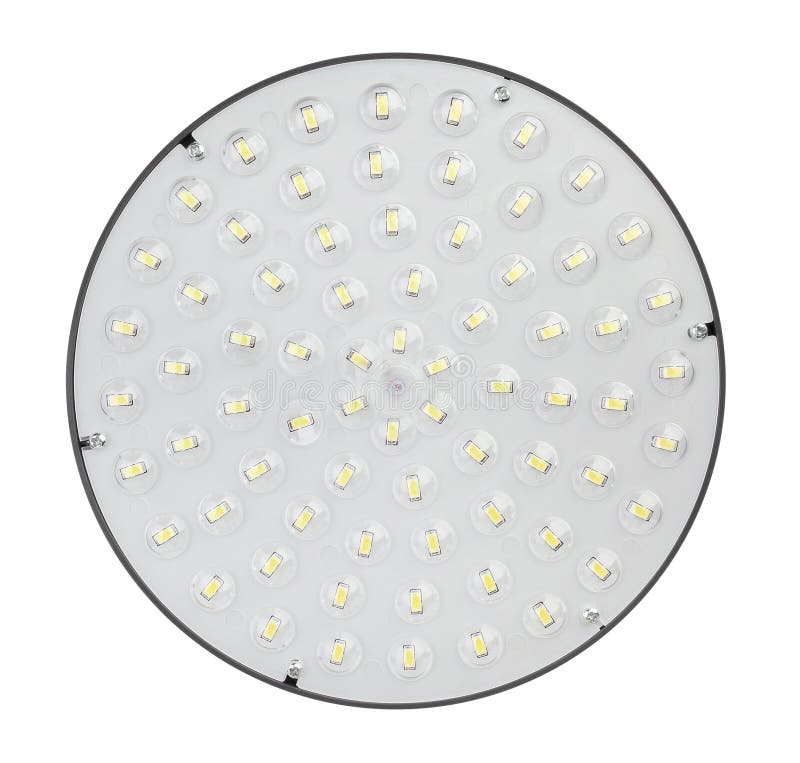 Simple round led light stock image. Image of electrical - 280704851