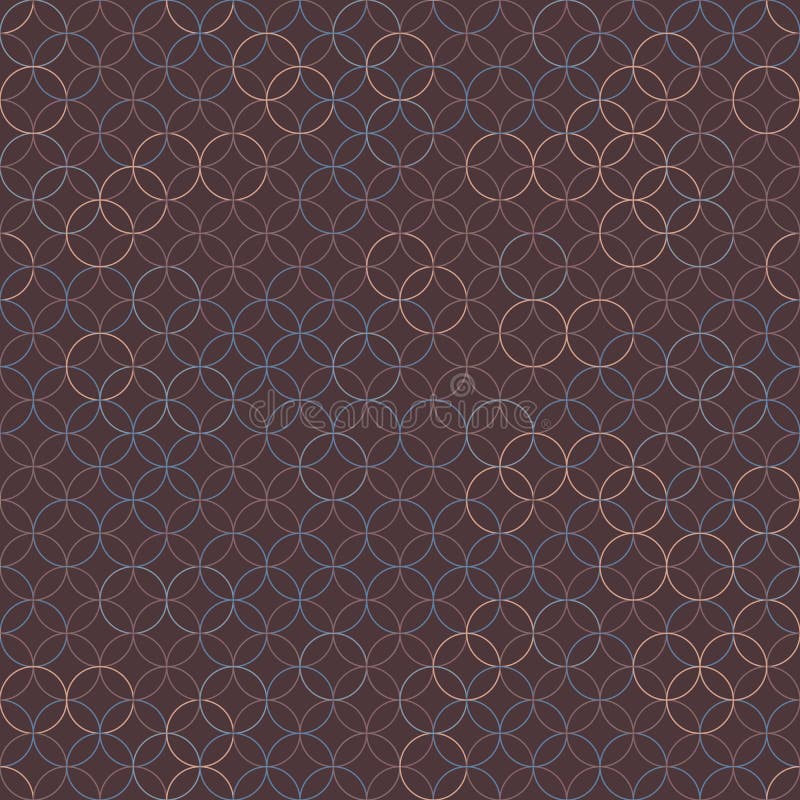 Plain Round Pattern. Based on Traditional Japanese Embroidery. Stock ...