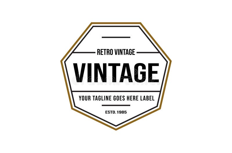 Retro Vintage Label Frame Stock Illustrations – 276,621 Retro Vintage ...