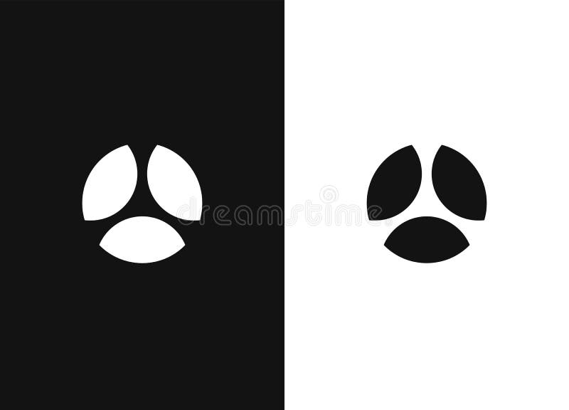 Black White Version of the Design Element Stock Illustration ...