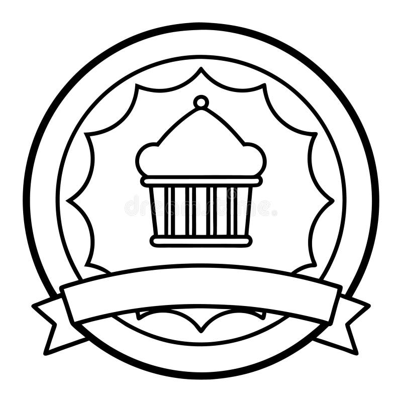 Simple Royal Insignia Logo stock illustration. Illustration of logo ...