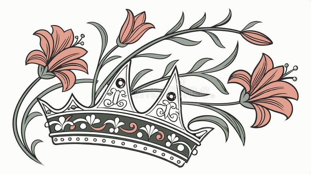 Crown Corner, Simple Royal Design Element for Elegant Themes and ...