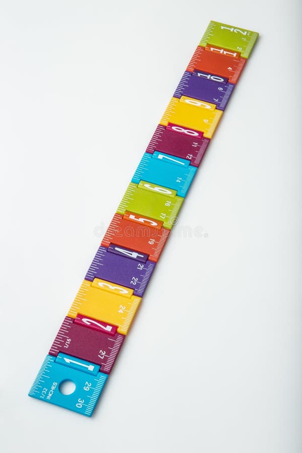 Simple ruler stock image. Image of close, white, inches - 39425507