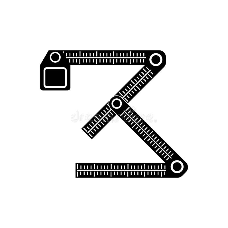 Simple Ruler Symbol,icon Vector Illustration Template Design Stock ...