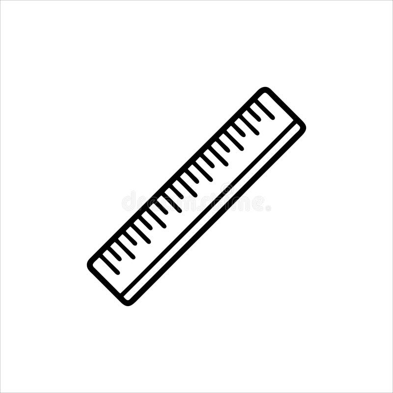 Simple Ruler Vector with Minimalist and Modern Design Stock ...