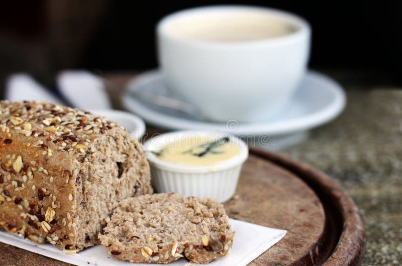 Simple rustic breakfast stock photo. Image of coffee - 23960158