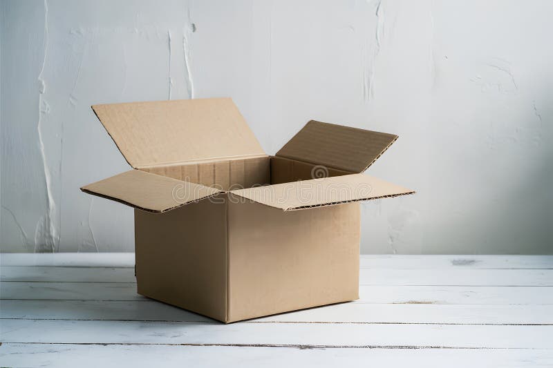 Simple, Rustic Cardboard Box Made of Recycled Material Perfect for ...